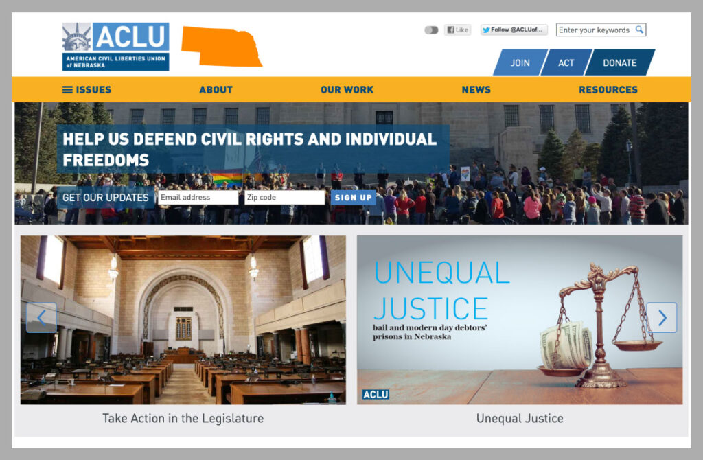 How We Built American Civil Liberties Union (ACLU) Affiliates - Advomatic